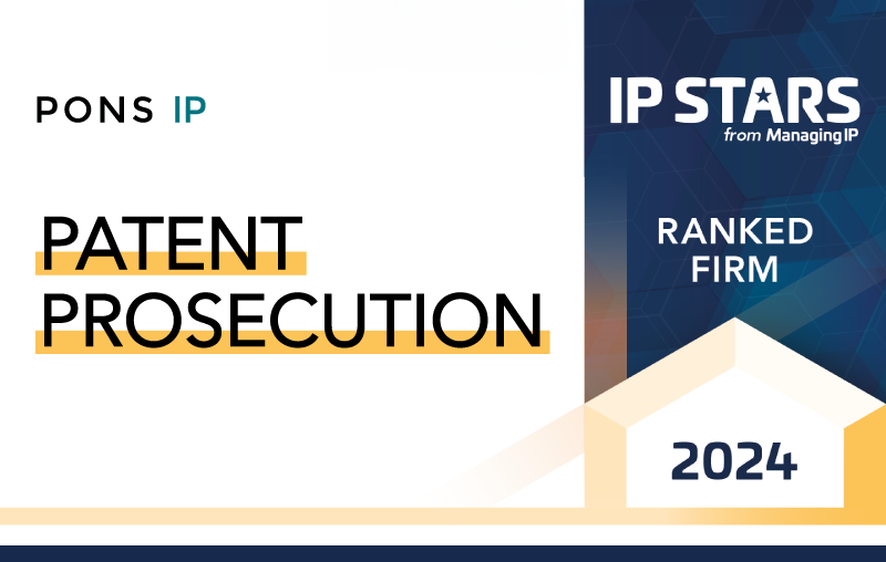 PONS IP confirms its position as a benchmark in patent management - PONS IP